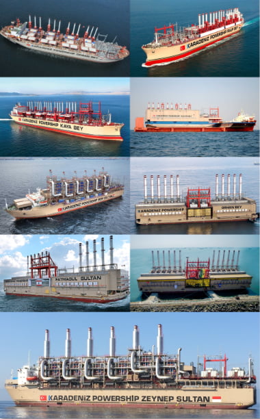 These are Turkish Powerships. They serve in 11 countrys and produce 4. ...
