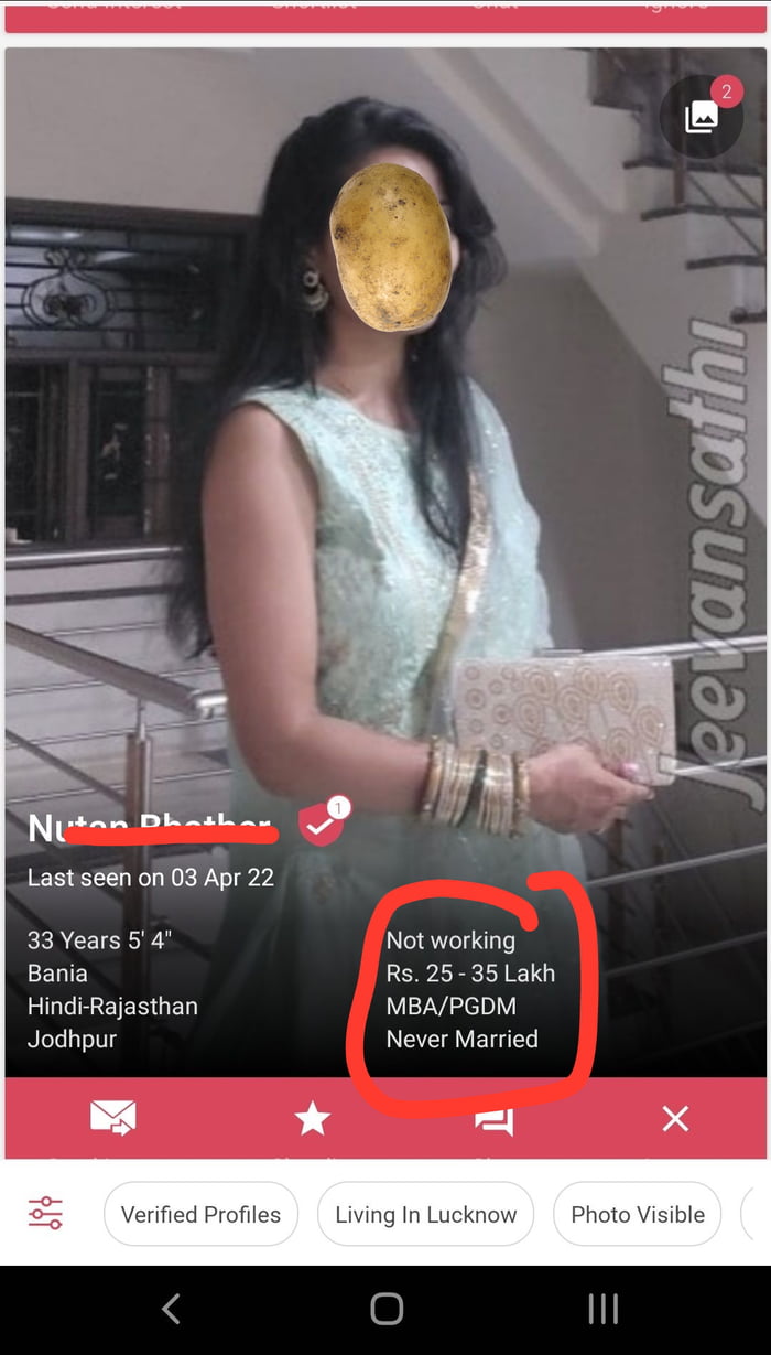 Kaha se aate hain ye log( 4 d buy who joined bharat matrimonial) - 9GAG