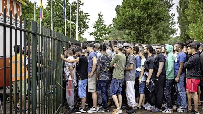 Immigrants needs asylum in The Netherlands (Ter Appel) no woman to been ...