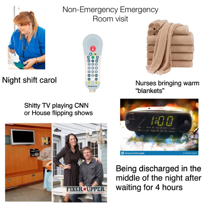 Non-Emergency ER Visit Starterpack - 9GAG