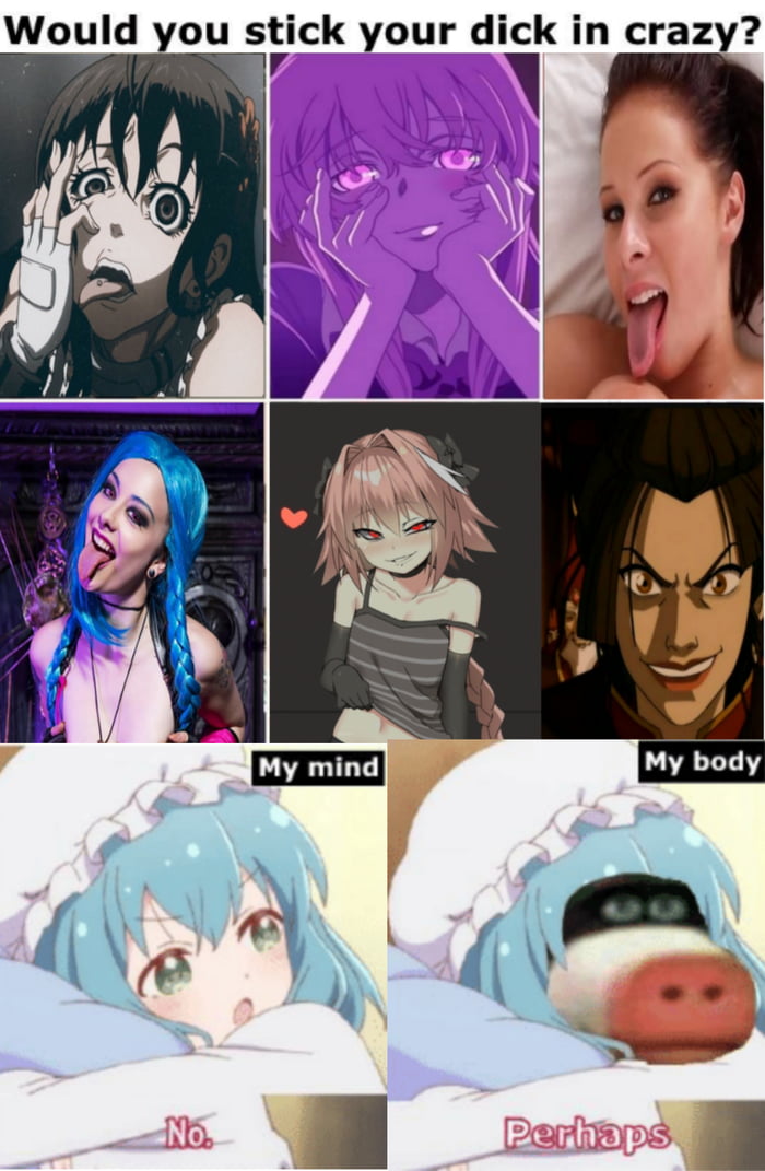 Don't stick pp in crazy... but - 9GAG