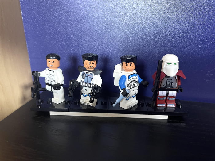 Some clone customs! Slick, Fives, Kix and Galactic Marine - 9GAG