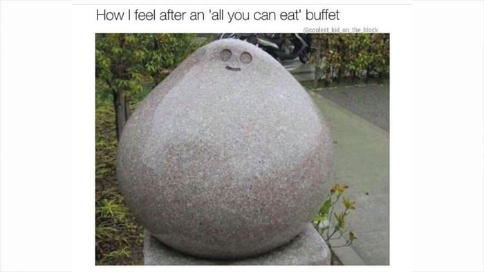 Fat stone - 9GAG