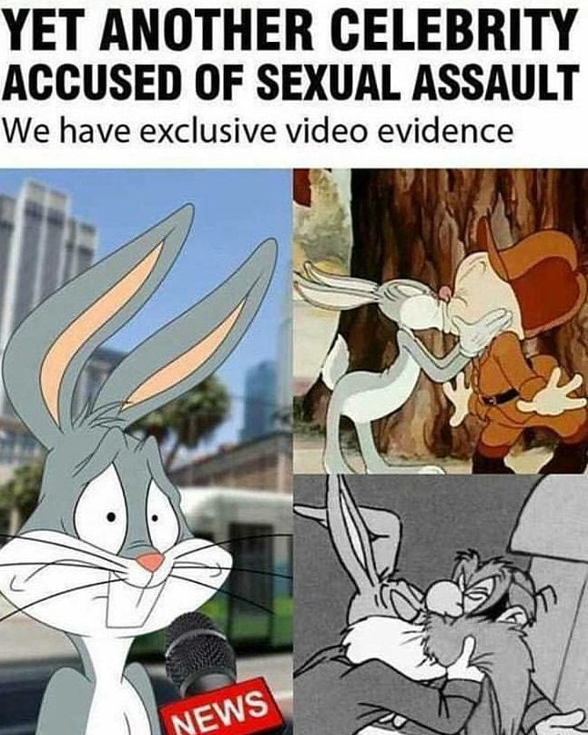 Bugs Bunny sexual assault evidence. - 9GAG