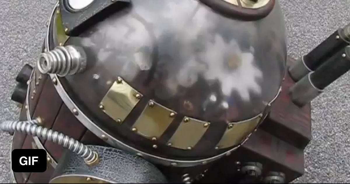 Full-size remote controlled steampunk R2-D2 - 9GAG