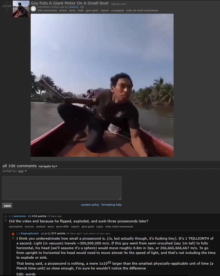 This dude's reply - 9GAG