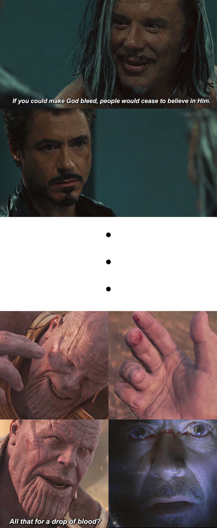 What colour would god bleed? - 9GAG