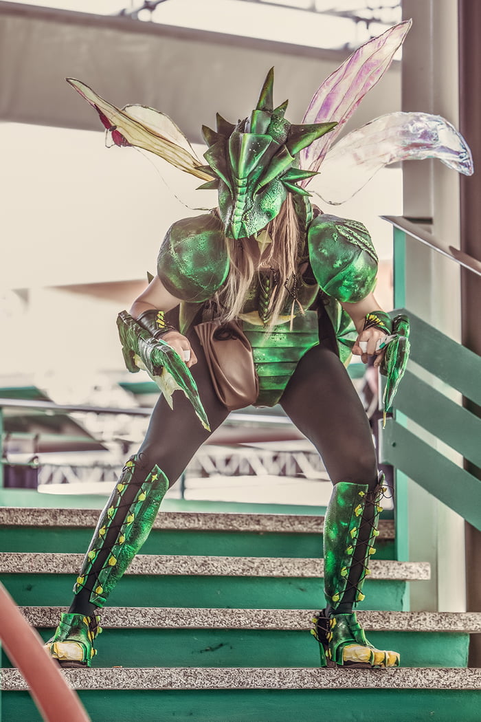 Final version of my scyther cosplay - 9GAG