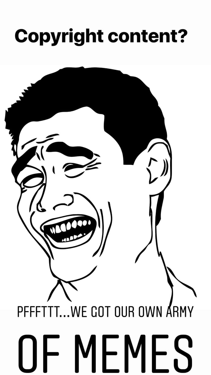 Copyright meme content? No issues - 9GAG