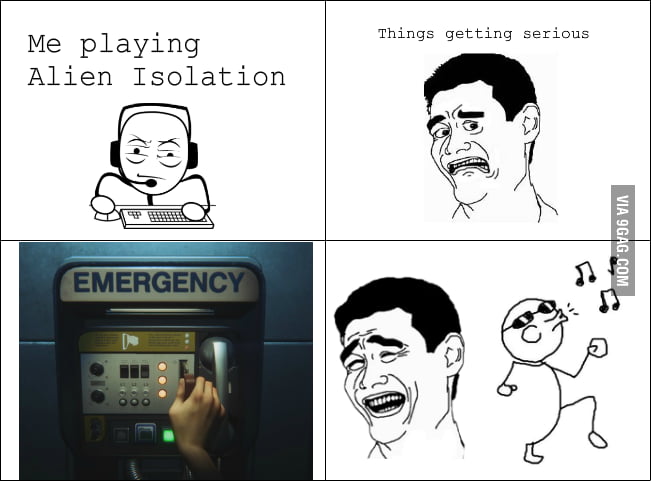 Playing Alien Isolation - 9GAG