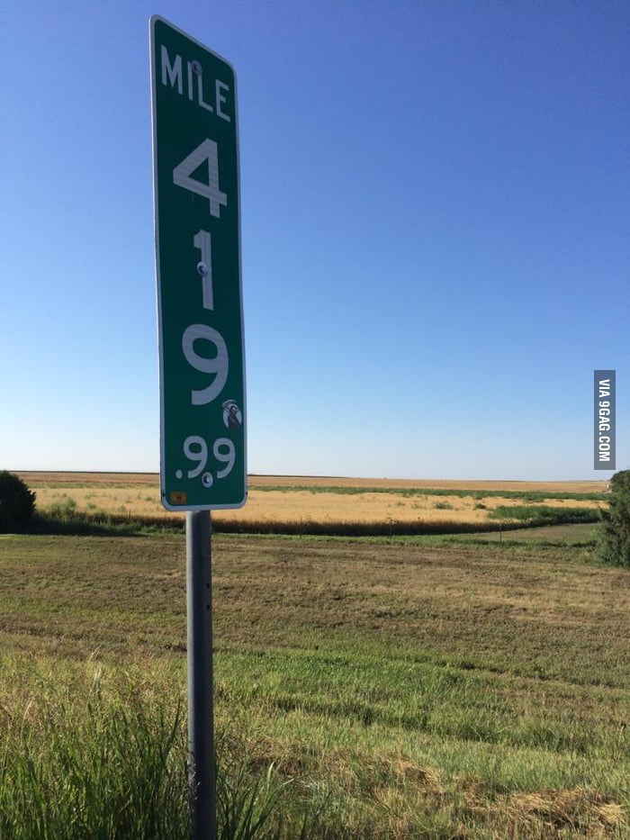 The Colorado 420 mile marker kept getting stolen, so CDOT fixed the ...