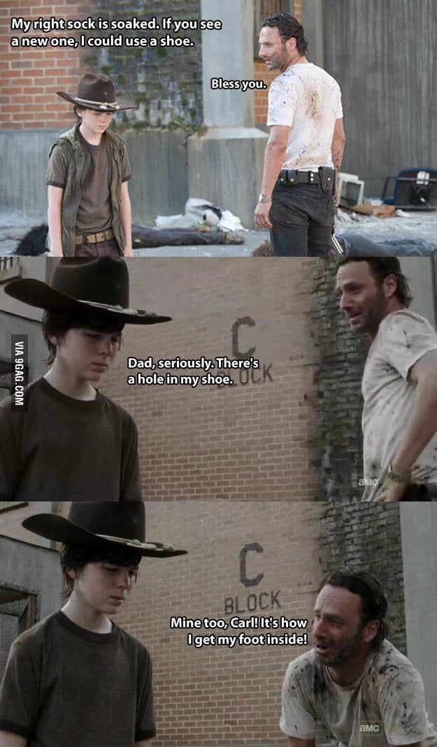 God damn it Carl ! - 9GAG