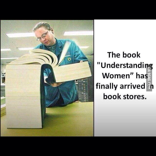 The book how to understand women - 9GAG