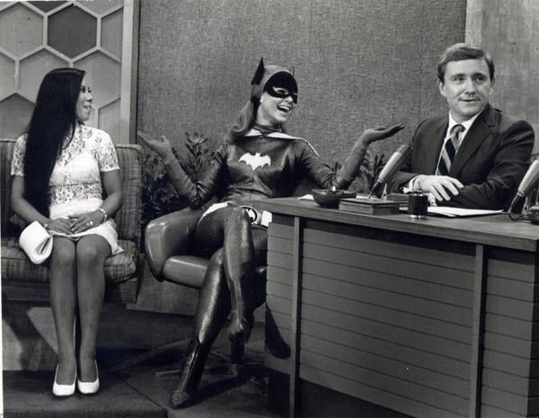 Yvonne Craig dressed as Batgirl on The Merv Griffin Show, 1967. - 9GAG