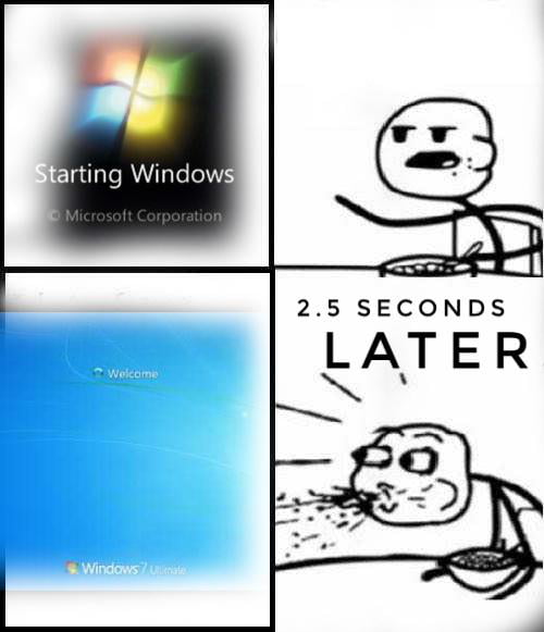 The reaction of a "non-tech" guy who just got upgraded to an SSD.. - 9GAG
