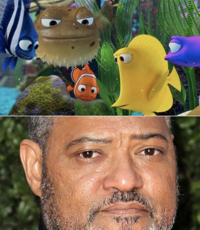 In Finding Nemo, The Character Bloat Is Made To Look Like The Actor ...