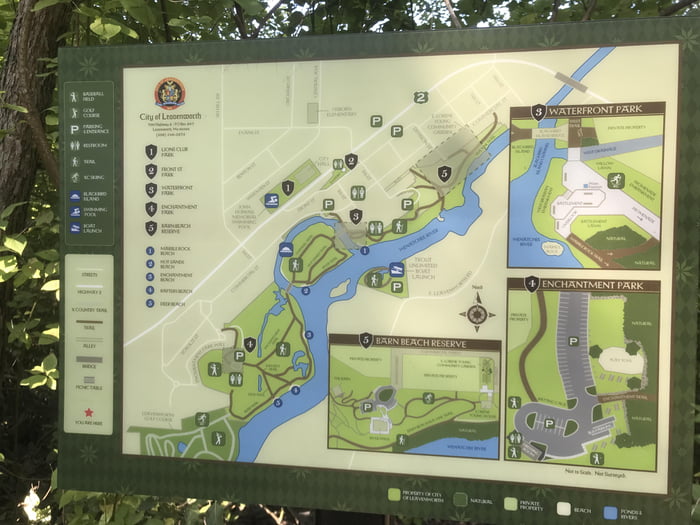 This map’s key has a “you are here” star, but it’s not anywhere on the ...