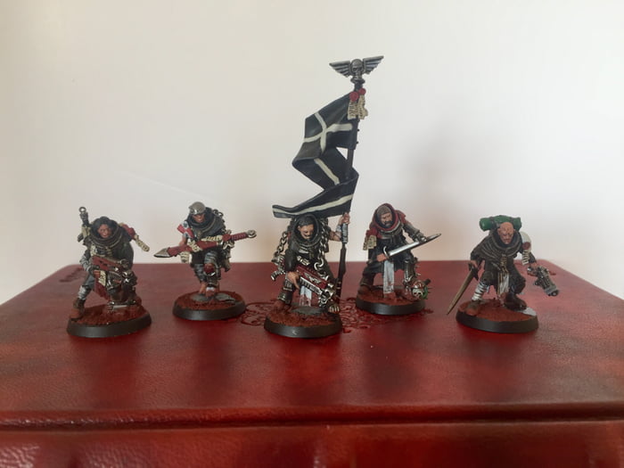 First 5 Black Templars Scouts/Neophytes of my new project - 9GAG