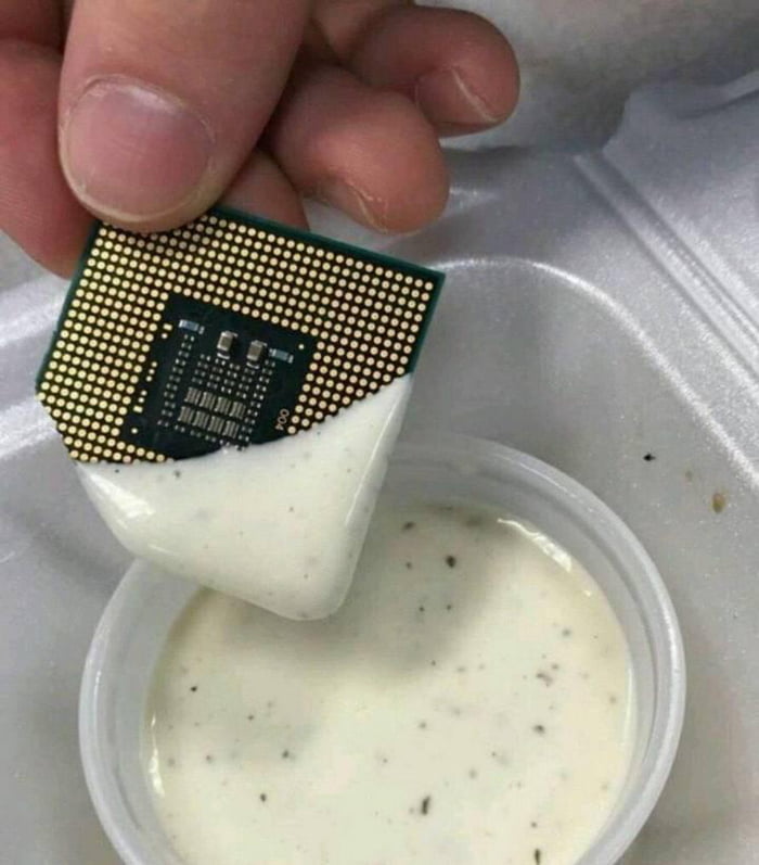 Cursed chips and dip. - 9GAG