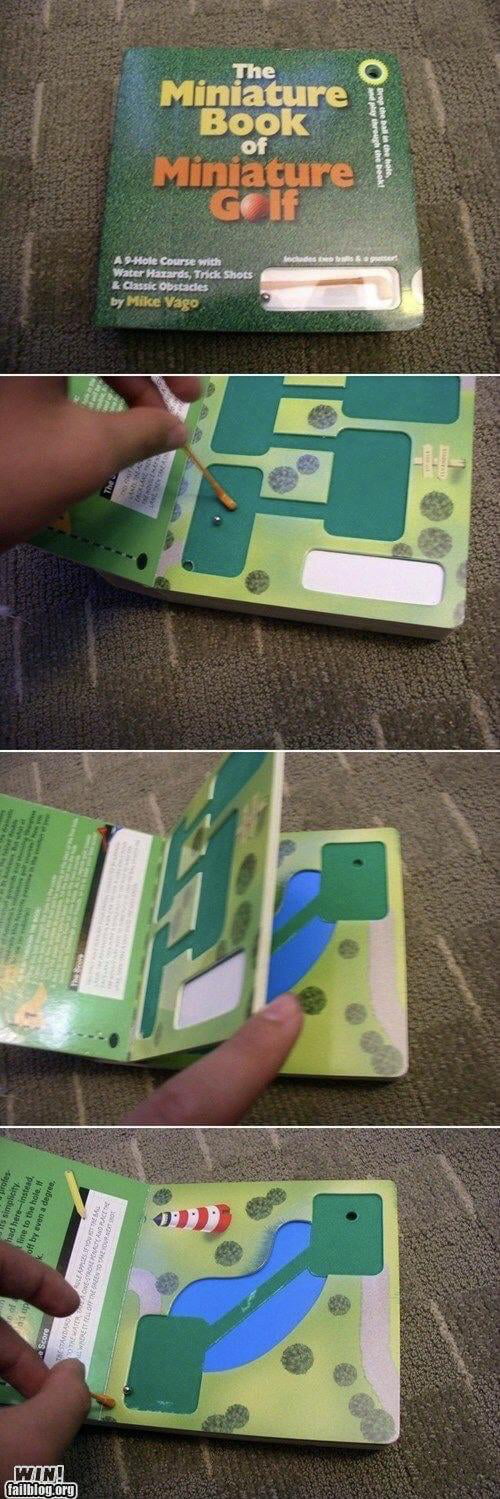 The Miniature Book of Miniature Golf - 9GAG