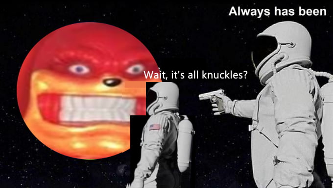 It's all knuckles? - 9GAG