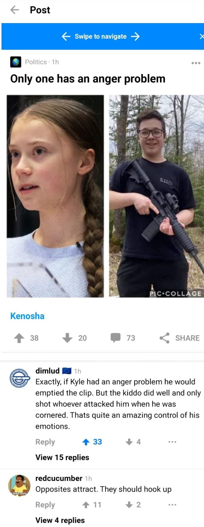 There are two types of people on 9gag.. - 9GAG