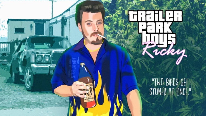 Ricky trailer park Boys GTA art - 9GAG