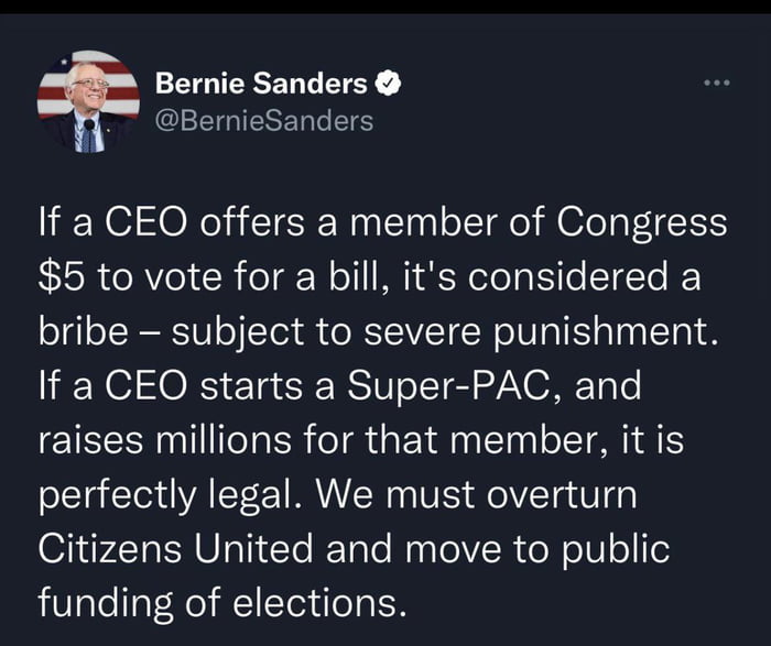 End Legalized Bribery - 9GAG