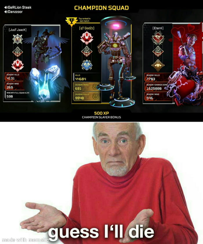 When you finally get good team mates but see the champion squad - 9GAG