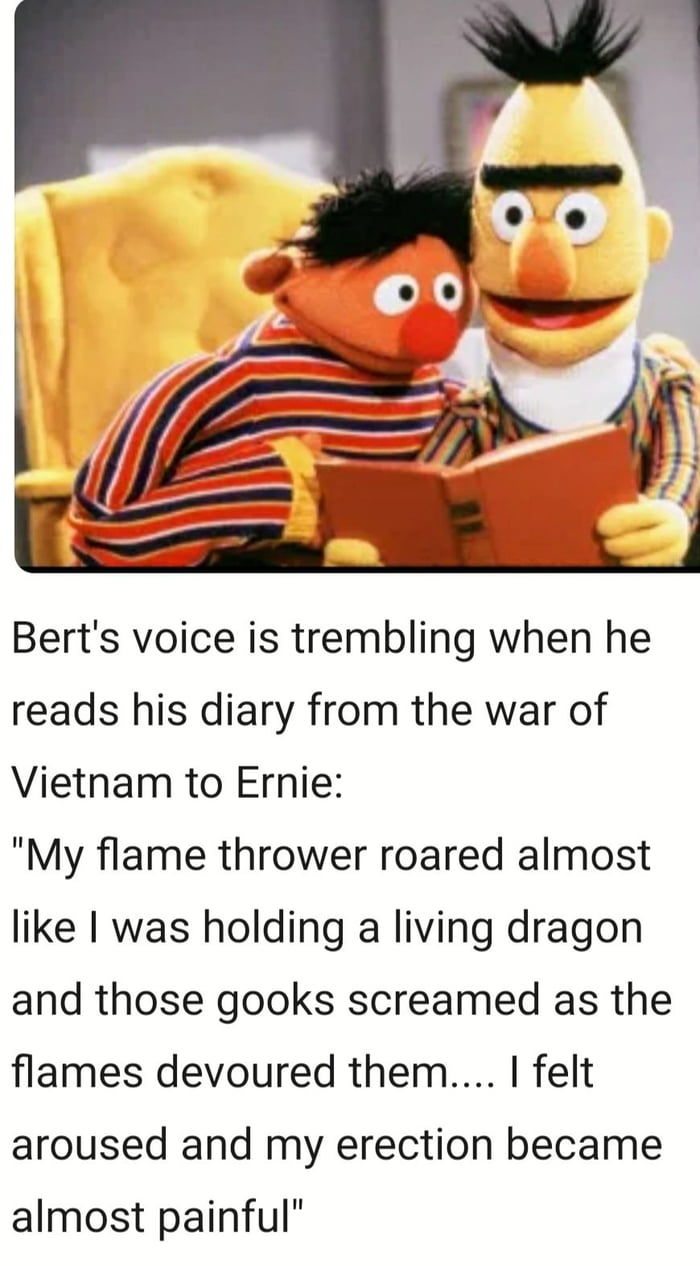 Bert and Ernie on the memory lane - 9GAG