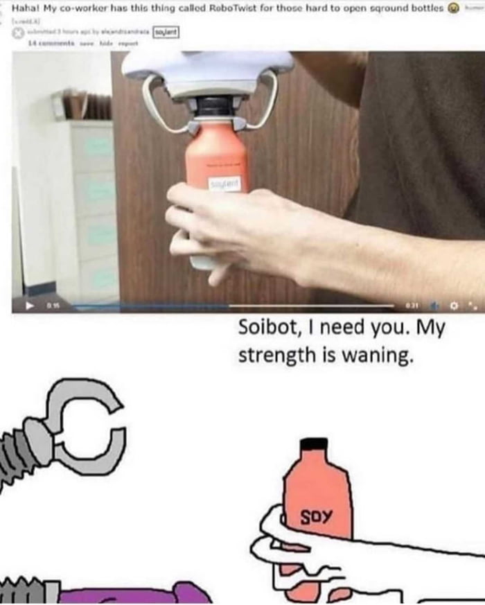The hand of soy - 9GAG