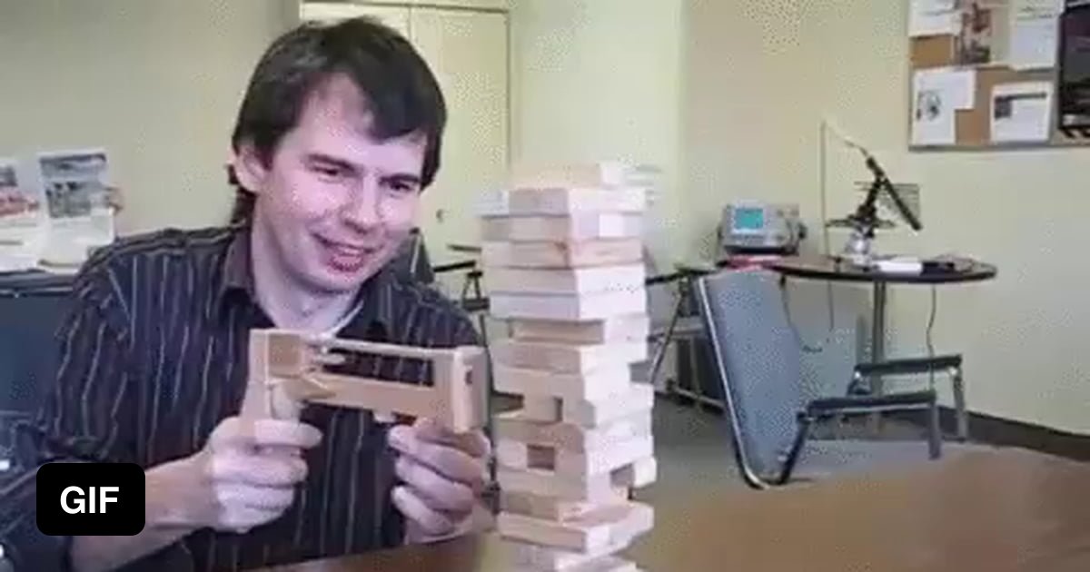The Jenga Pistol - 9GAG