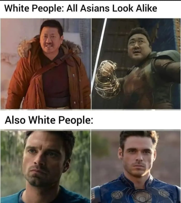 Tbh I thought both asian dudes were same - 9GAG