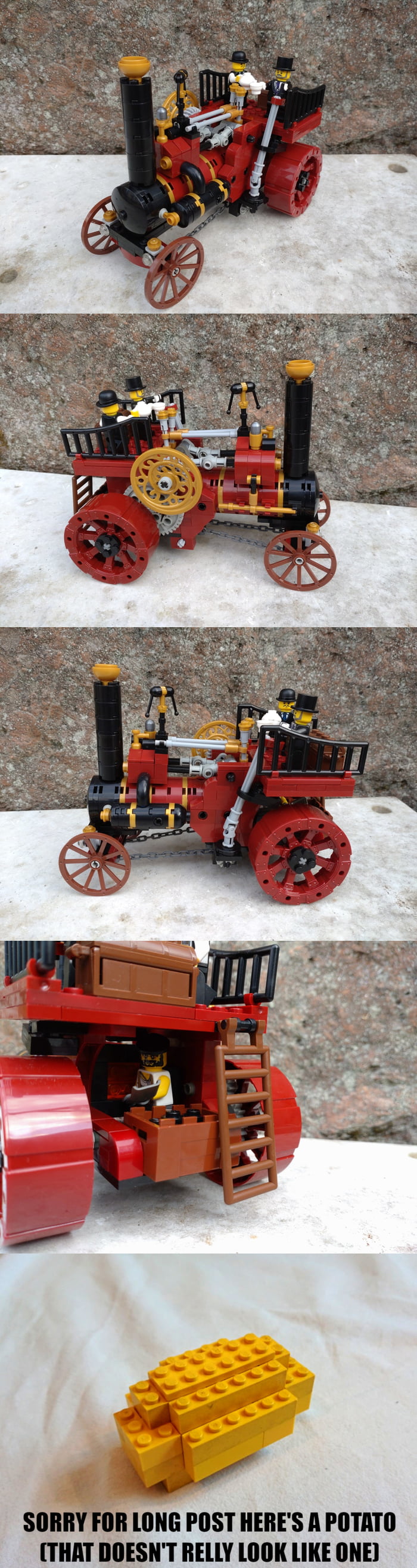 Gentlemen's Traction Engine Race - My entry for a local LEGO club's ...