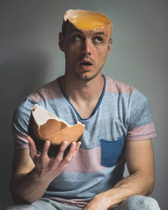 Egghead or crackhead? - 9GAG