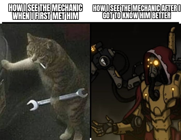 Thus do we invoke the Machine God. Thus do we make whole that which was ...