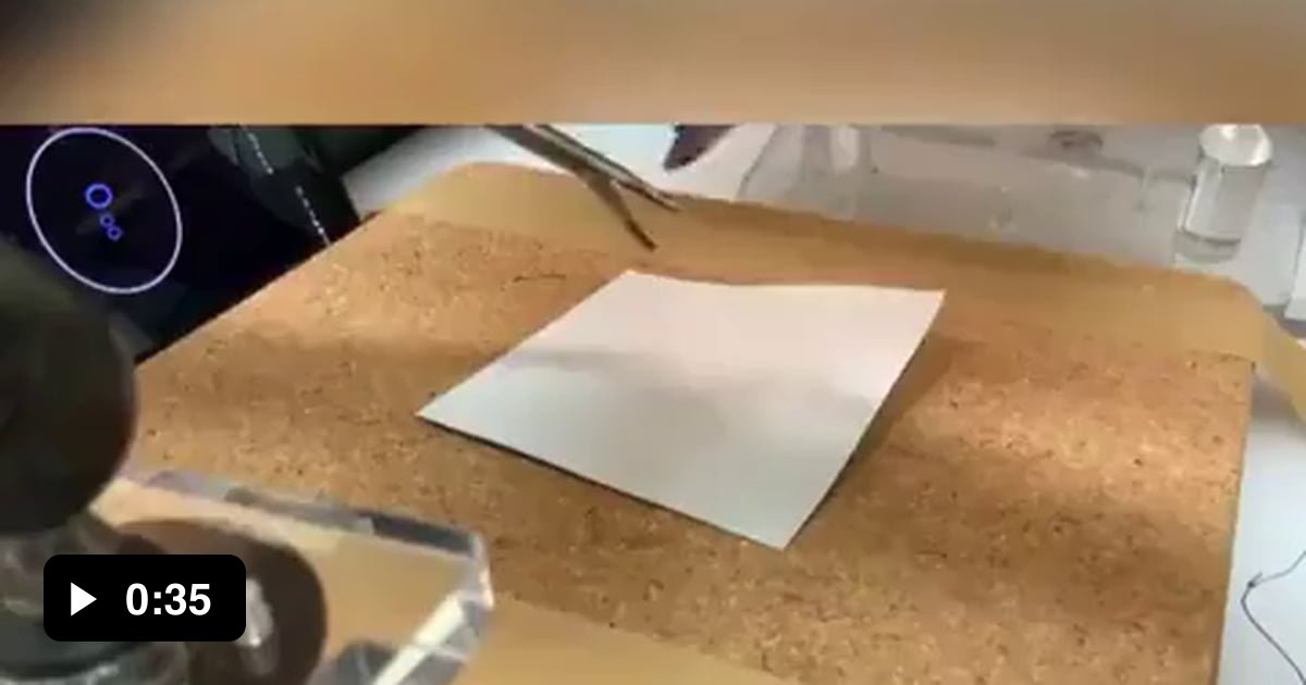 Surgeons practicing with origami - 9GAG
