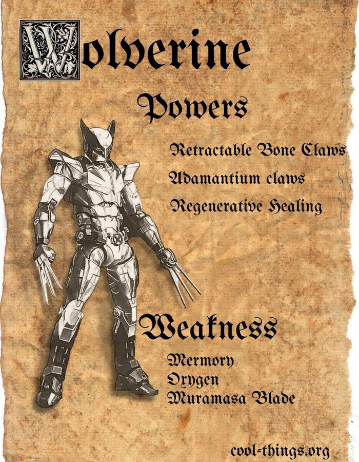 Medieval Wolverine Poster - 9GAG