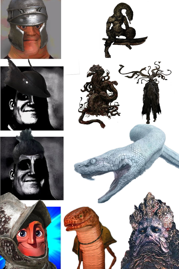 Encountering snakes in Souls games - 9GAG