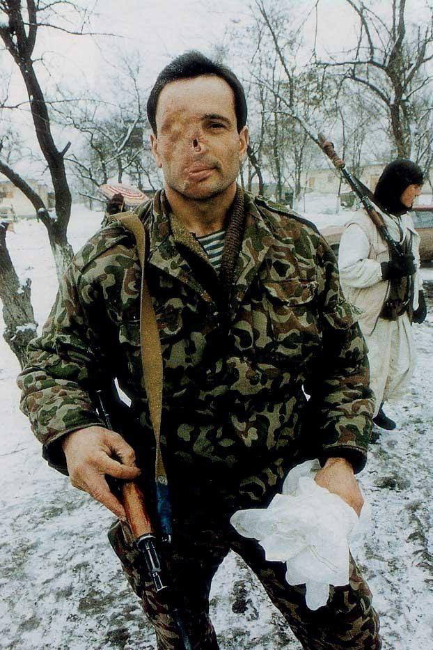 Chechen fighter and Battle of Grozny veteran Musa Baskhanov, nicknamed ...
