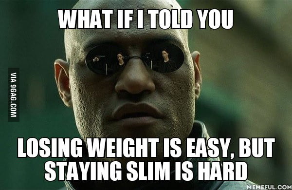 Everybody can stop eating for a short period of time, but only a few ...