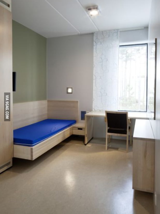 This Swedish jail room looks exactly like a IKEA model room - 9GAG