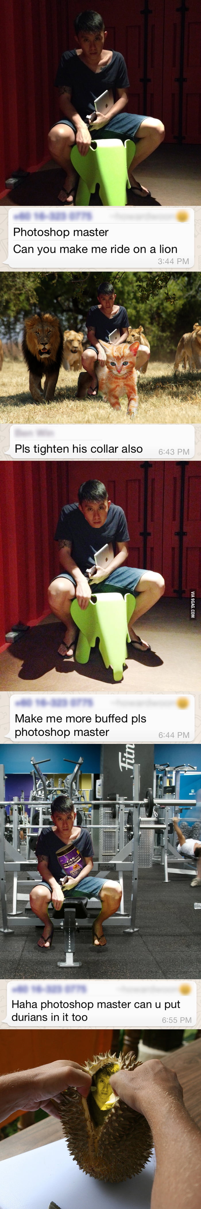 Photoshop master trolling! - 9GAG