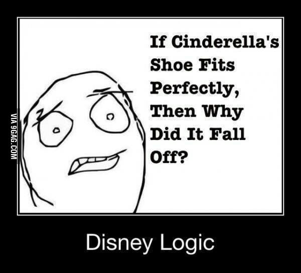 That moment when you begin to question Disney's logic - 9GAG