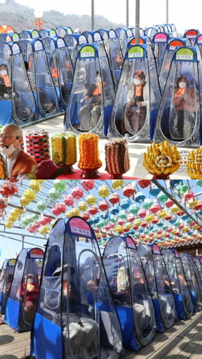 Meanwhile in Korea's temples: "Prayer pods" - 9GAG