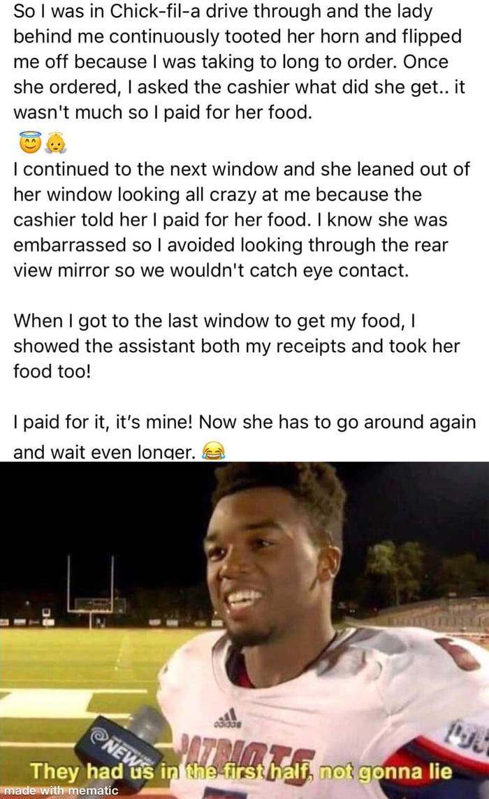 They had us in the first half - 9GAG