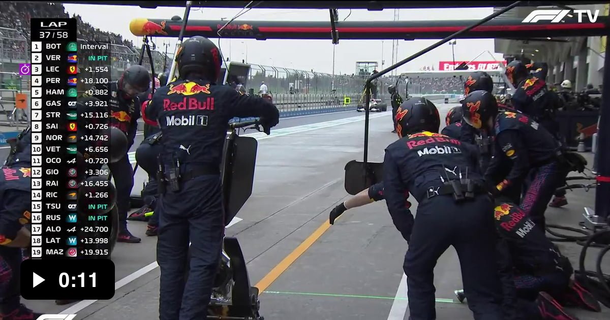 Red Bull's fast pit stop with the new regulations - 9GAG