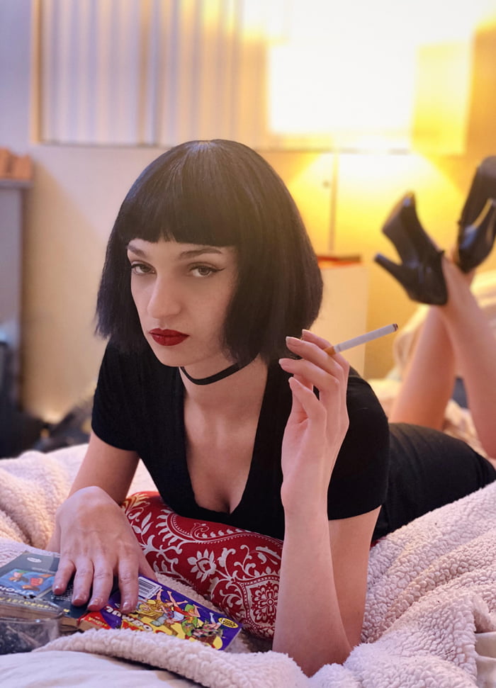 First attempt at cosplay, Pulp Fiction anyone? - 9GAG