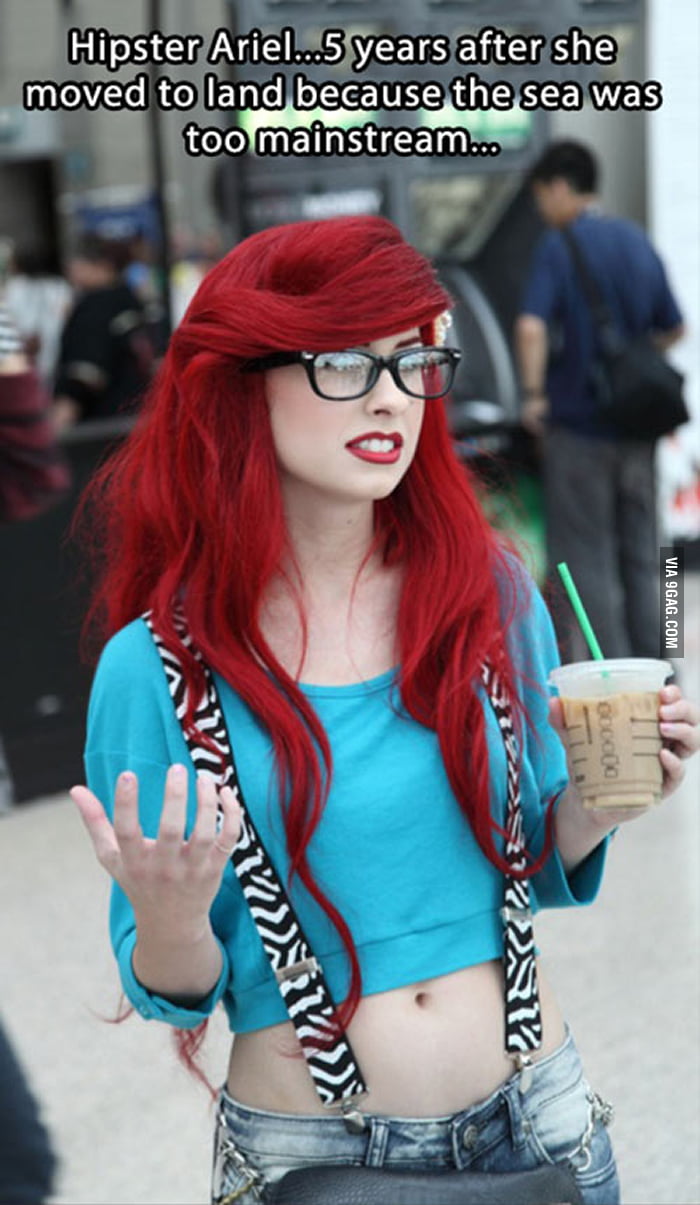 Hipster Ariel - 9GAG