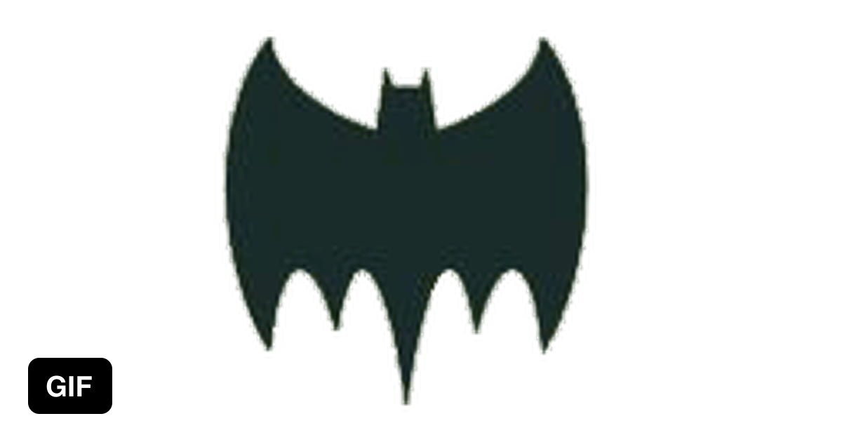 When you make a GIF of all the batman emblems from 1965 to 2006 it ...